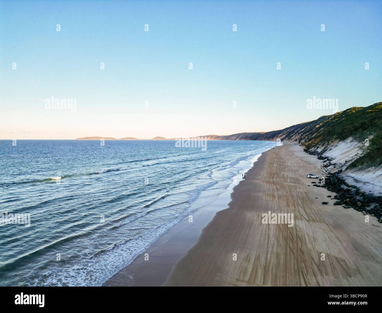 rainbow beach from above Stock Photo - Alamy