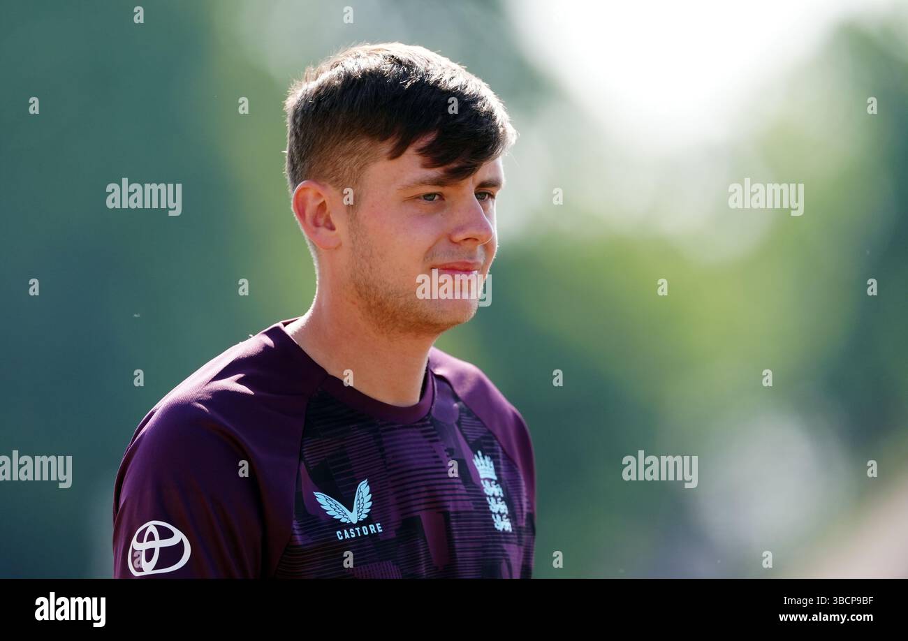 England's Jamie Smith during a nets session at Trent Bridge, Nottingham ...
