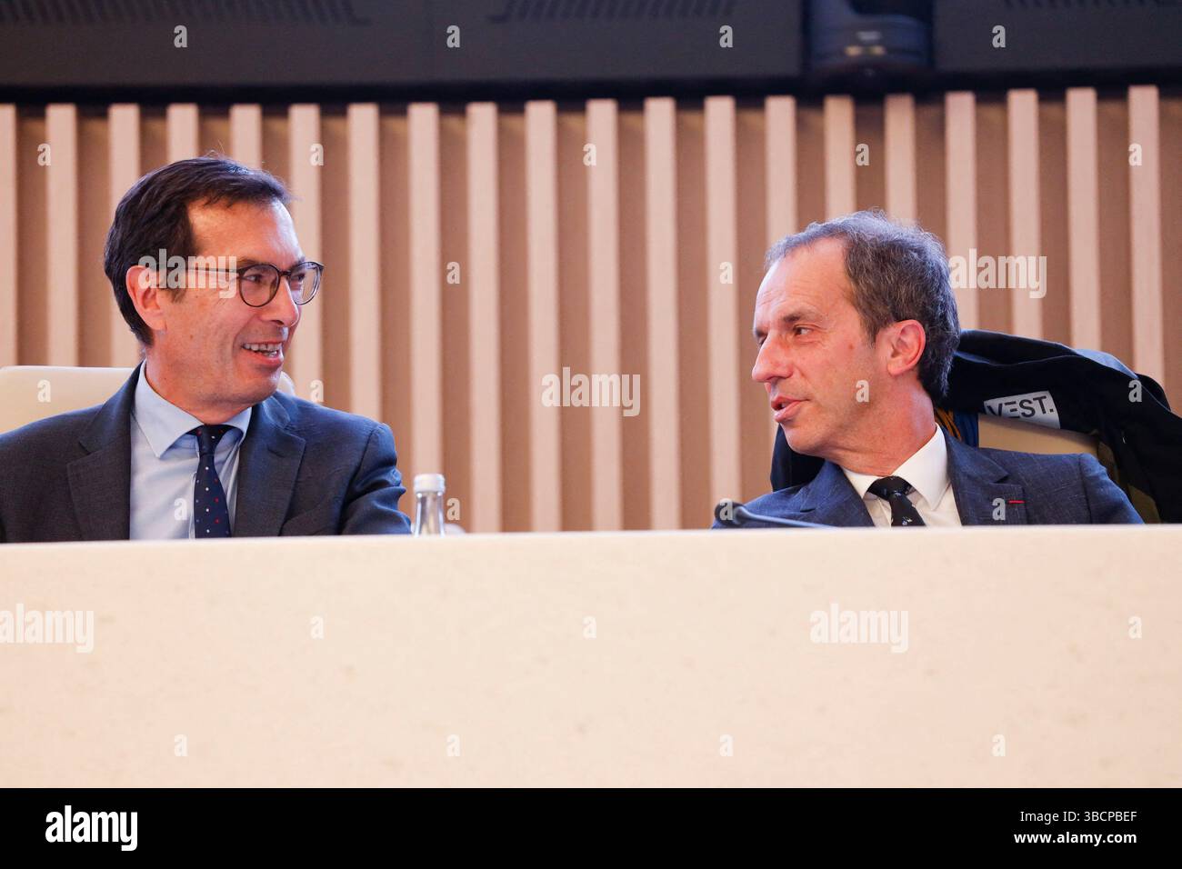 Paris, France. 20th May, 2025. Jean Pierre Farandou Chairman of SNCF ...