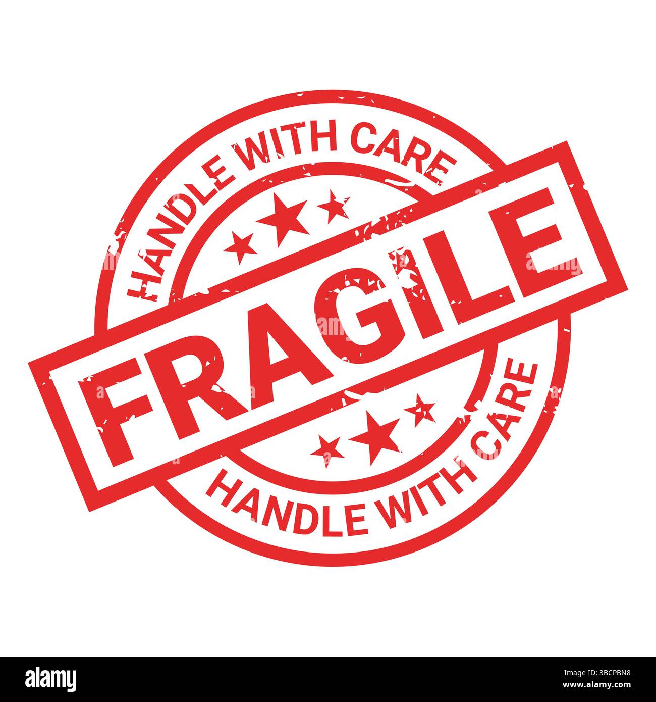 Fragile package icons set, handle with care logistics and delivery shipping labels. Fragile box ...