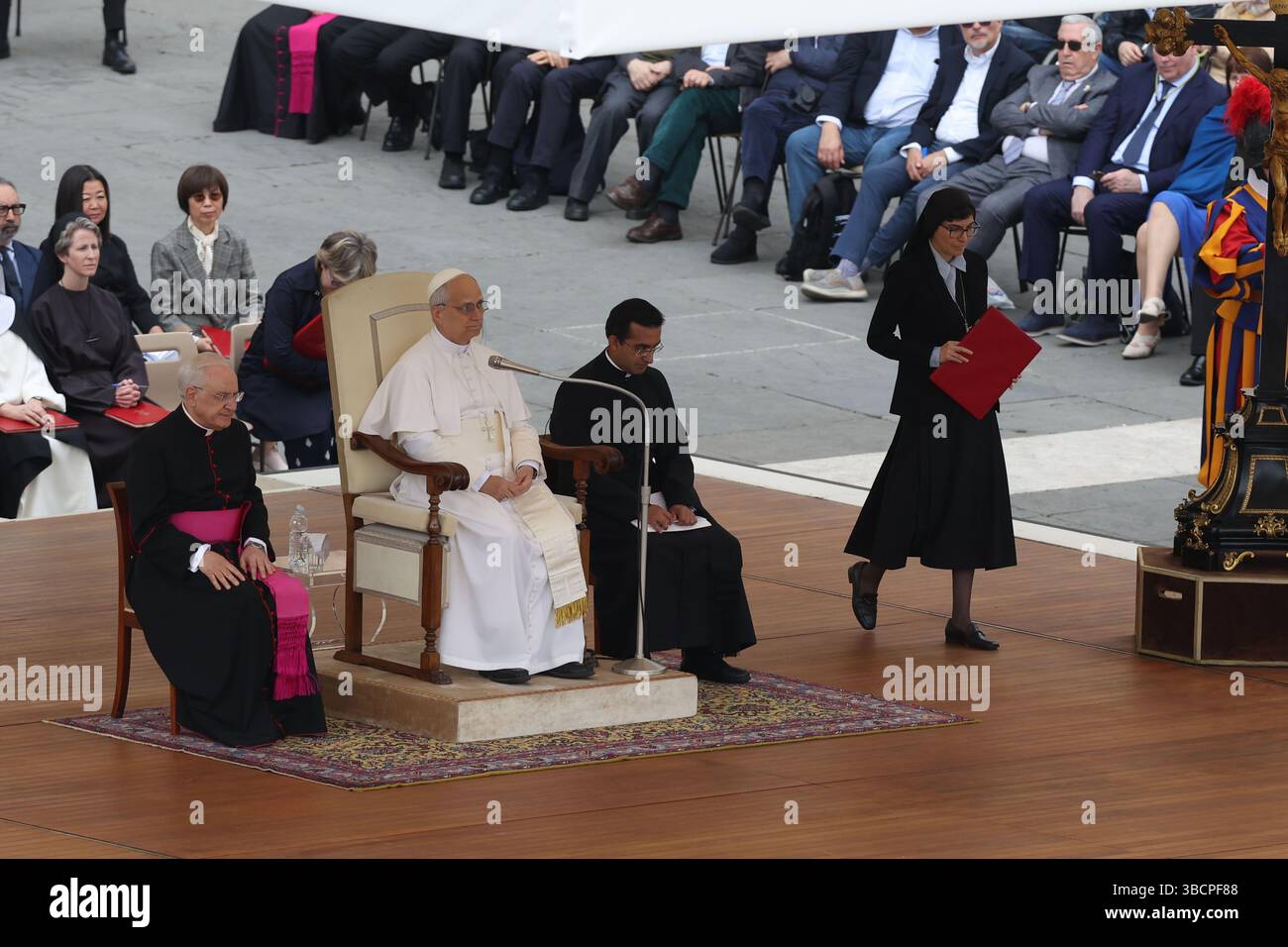 Vatican City, Italy May 21, 2025: First Wednesday audience of the new ...