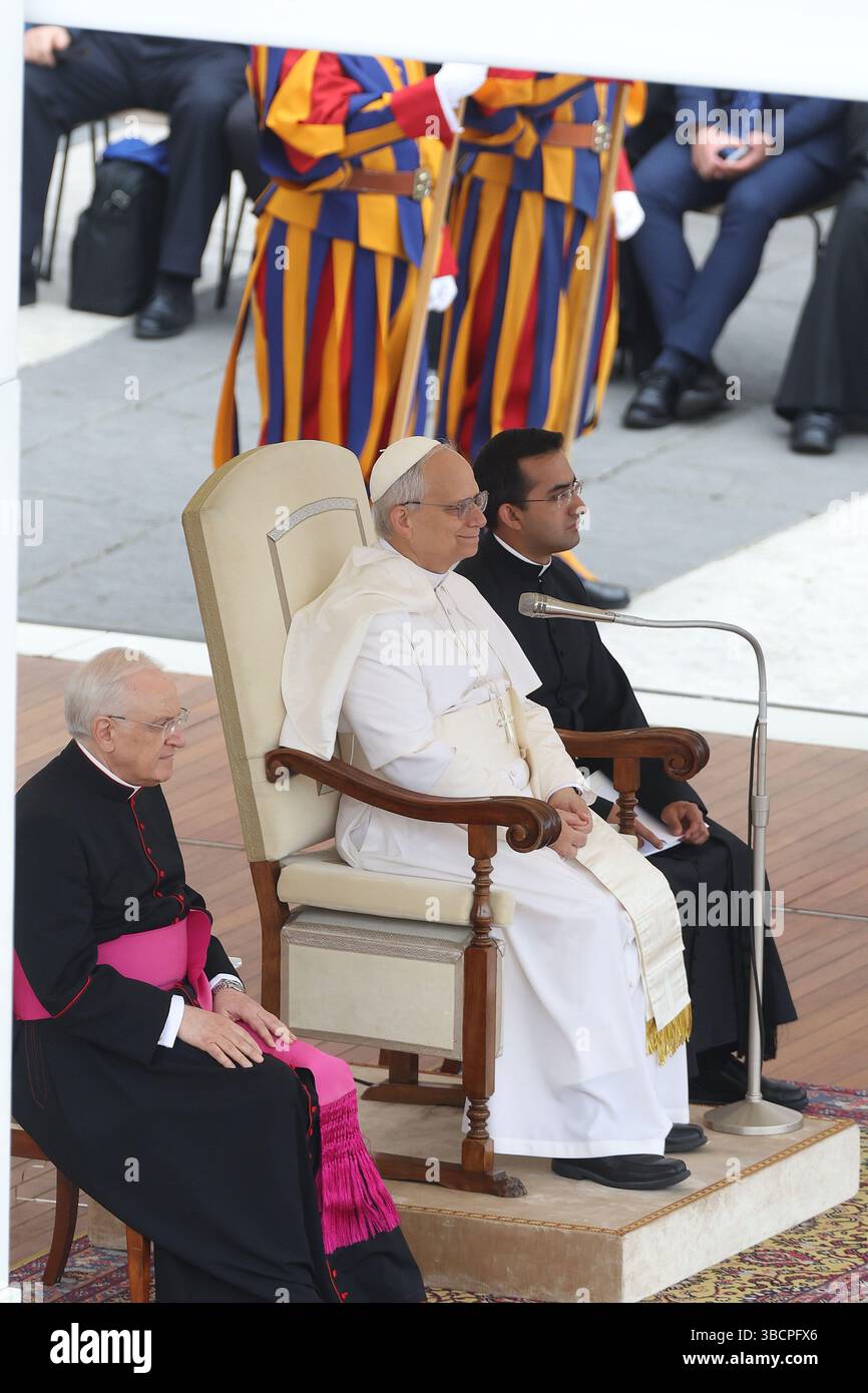 Vatican City, Italy May 21, 2025: First Wednesday audience of the new ...