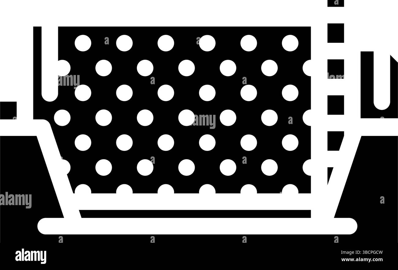 grinding mill cement production glyph icon vector illustration Stock ...