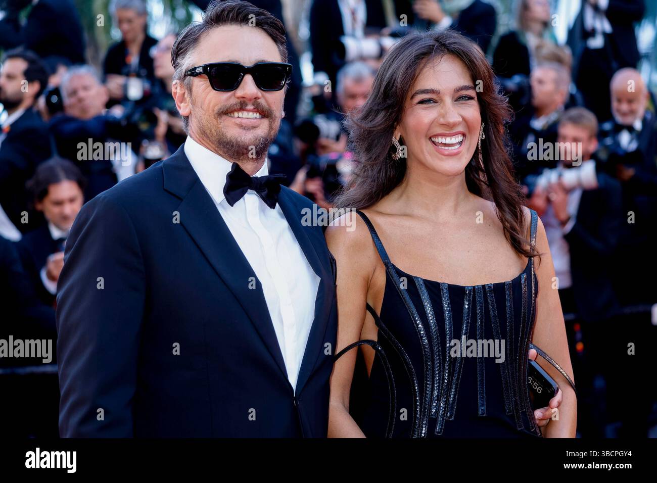 Cannes, Frankreich. 20th May, 2025. James Franco and Isabel Pakzad ...