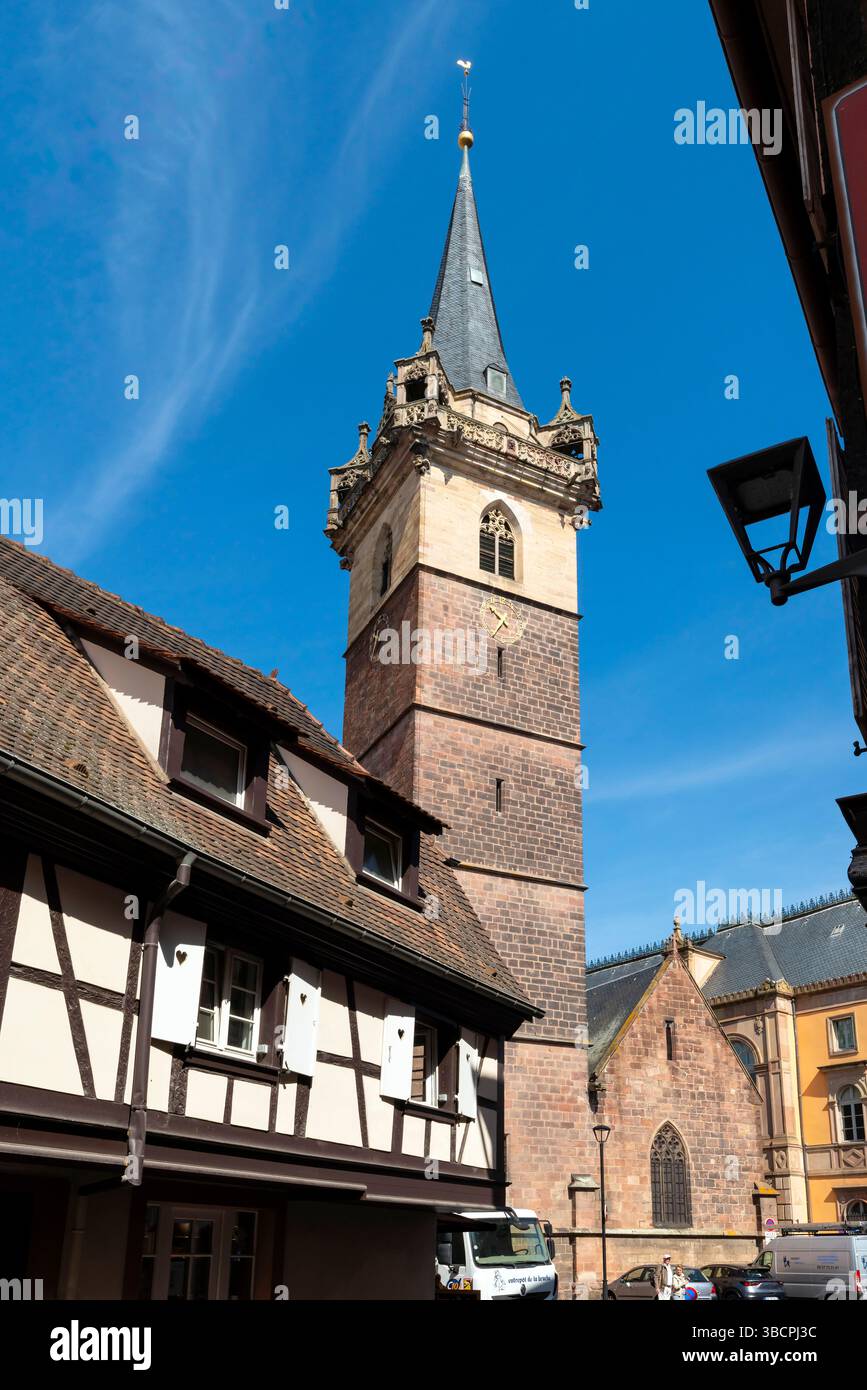 This 60-meter tower in Obernai, is a remnant of the now non-existent ...