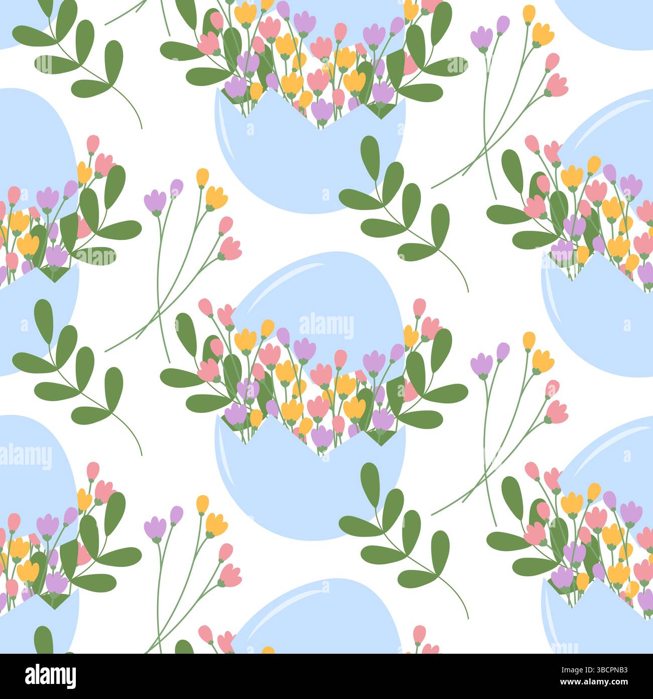 Elegant blue shell pattern Stock Vector Images - Alamy