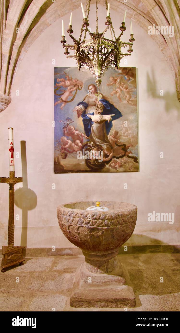 Baptismal font painting ceiling hi-res stock photography and images - Alamy