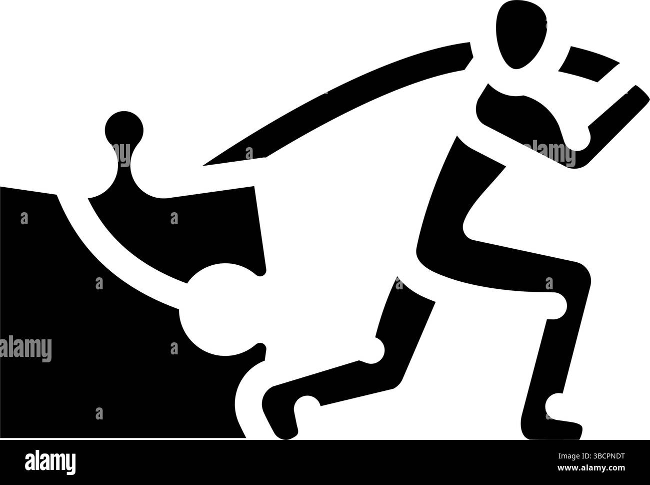 human jigsaw puzzle glyph icon vector illustration Stock Vector Image ...