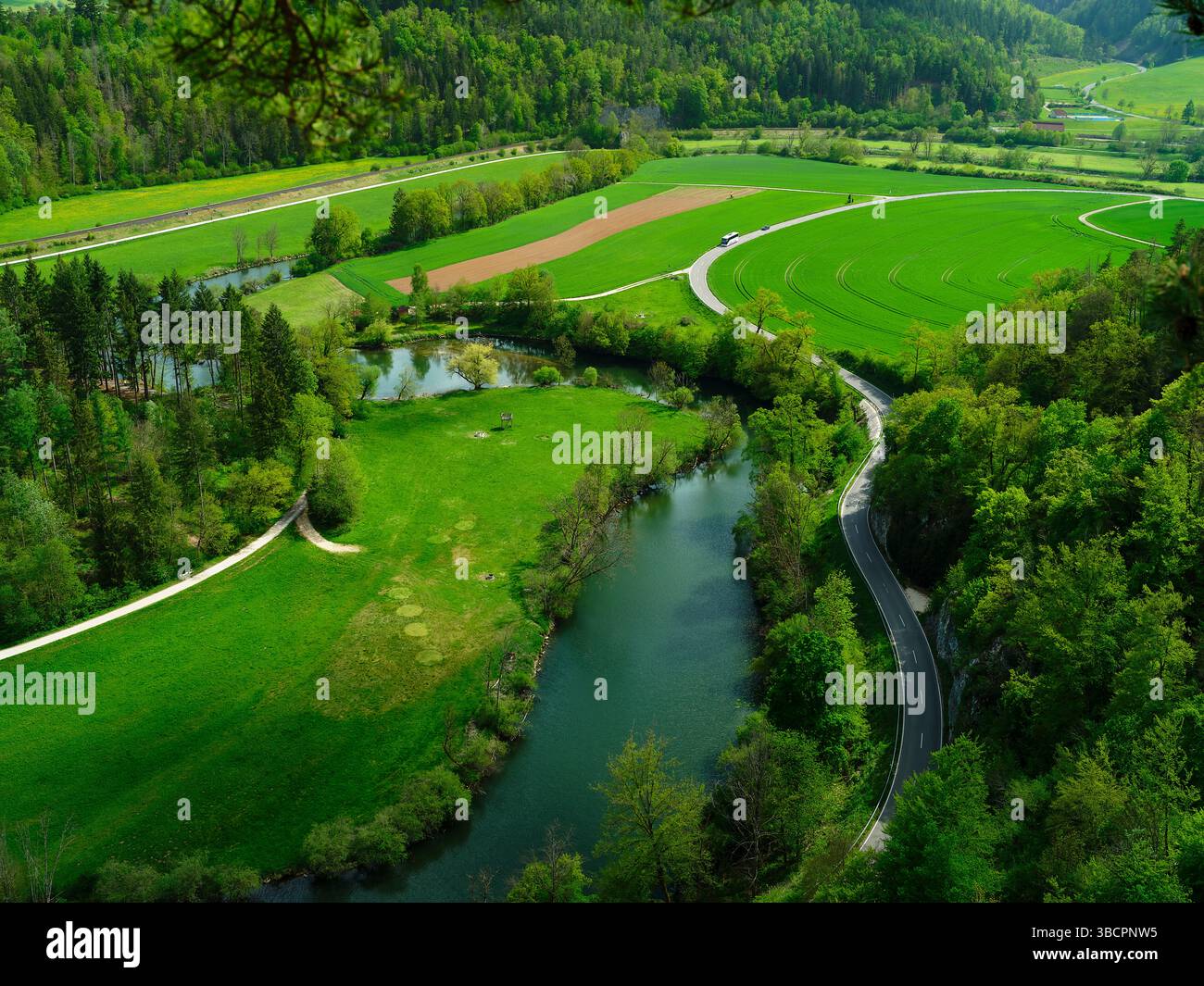 Vibrant fields patches forest hi-res stock photography and images - Alamy