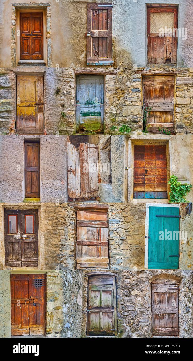 Compilation old wooden house doors hi-res stock photography and images ...