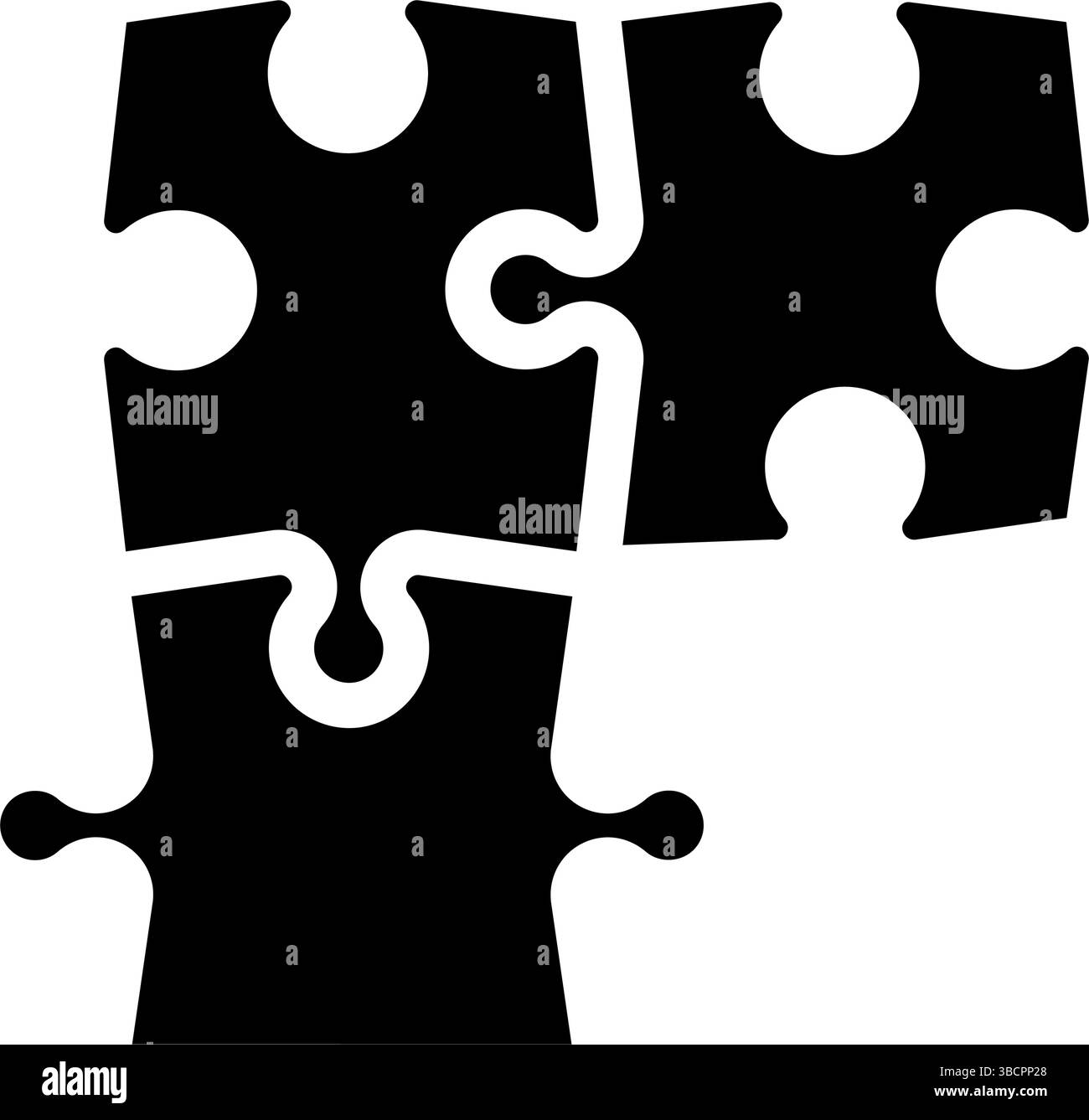 puzzle solution glyph icon vector illustration Stock Vector Image & Art ...