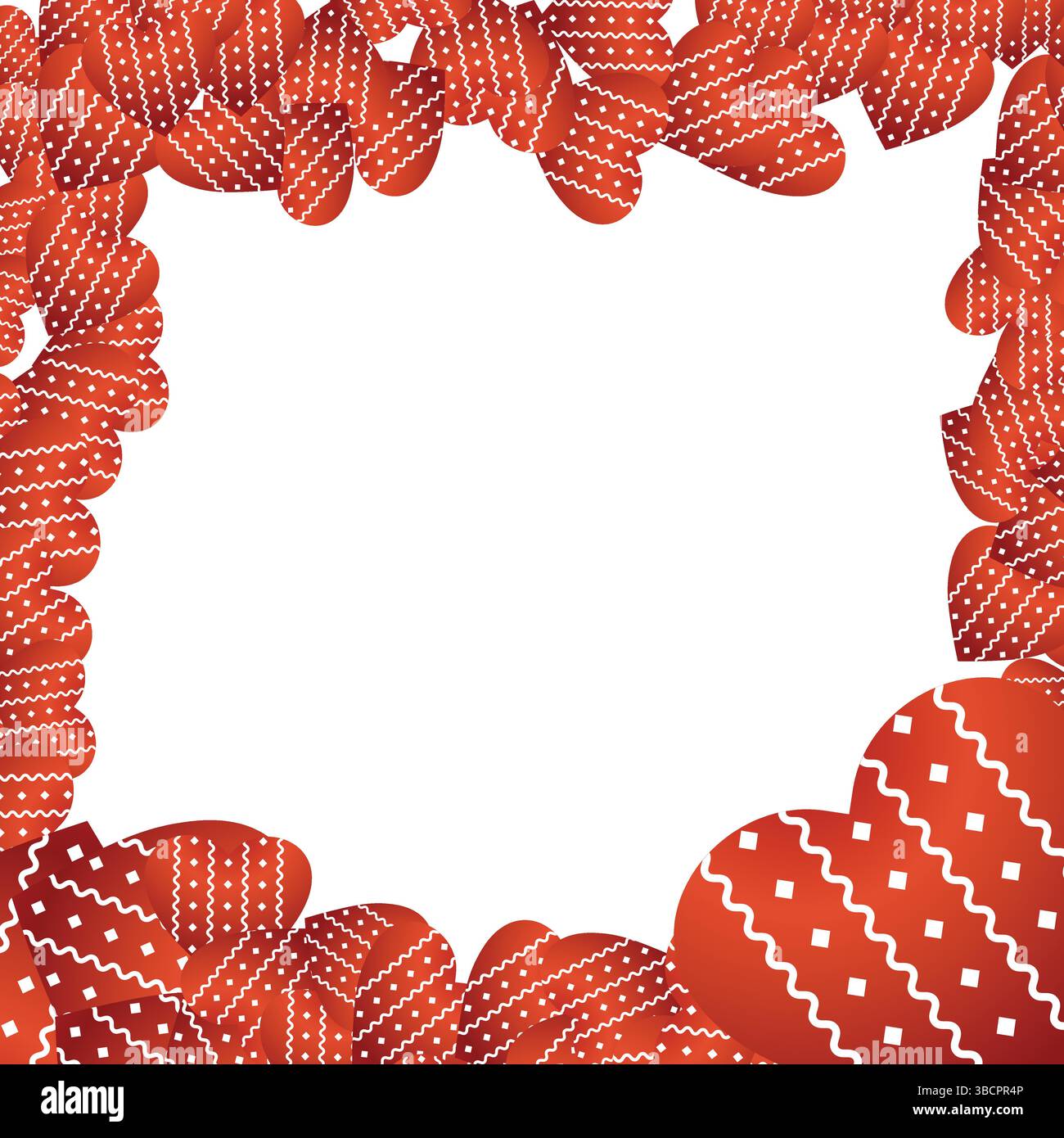 heart frame border square illustration Stock Vector Image & Art - Alamy