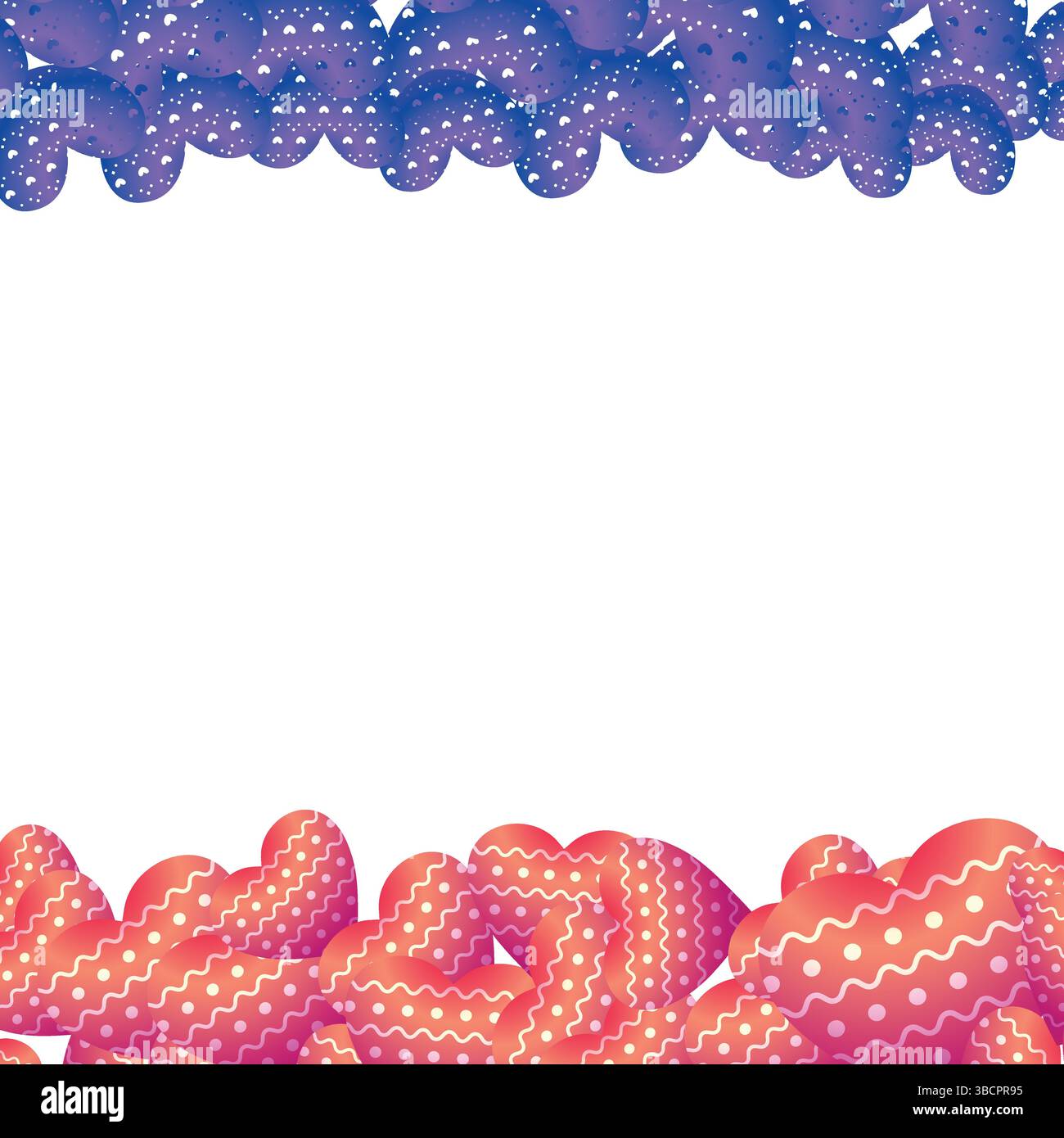 heart frame border square illustration Stock Vector Image & Art - Alamy