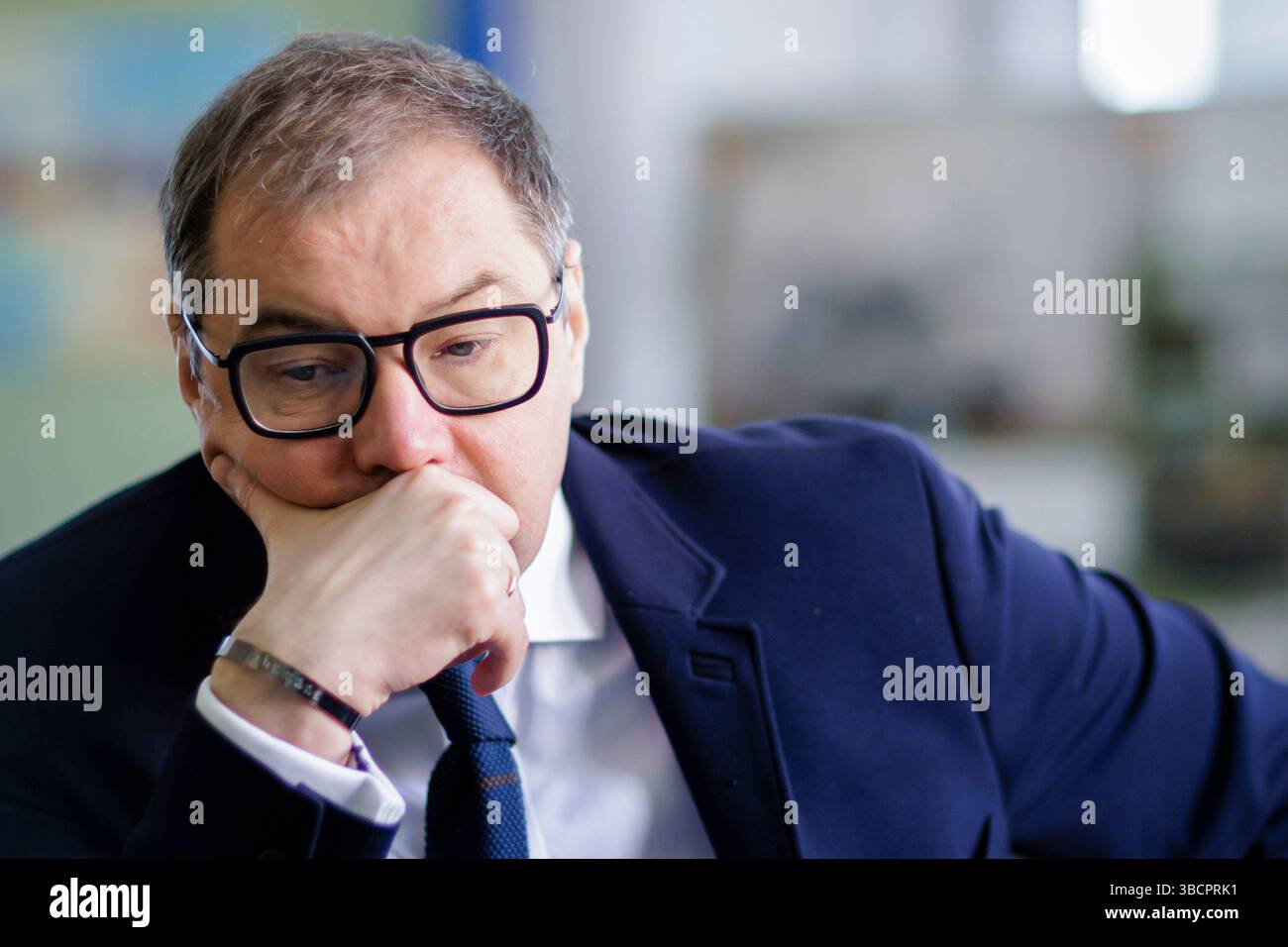 Berlin, Deutschland. 25th Apr, 2025. Oleksii Makeyev, Ukrainian Ambassador to Germany ...