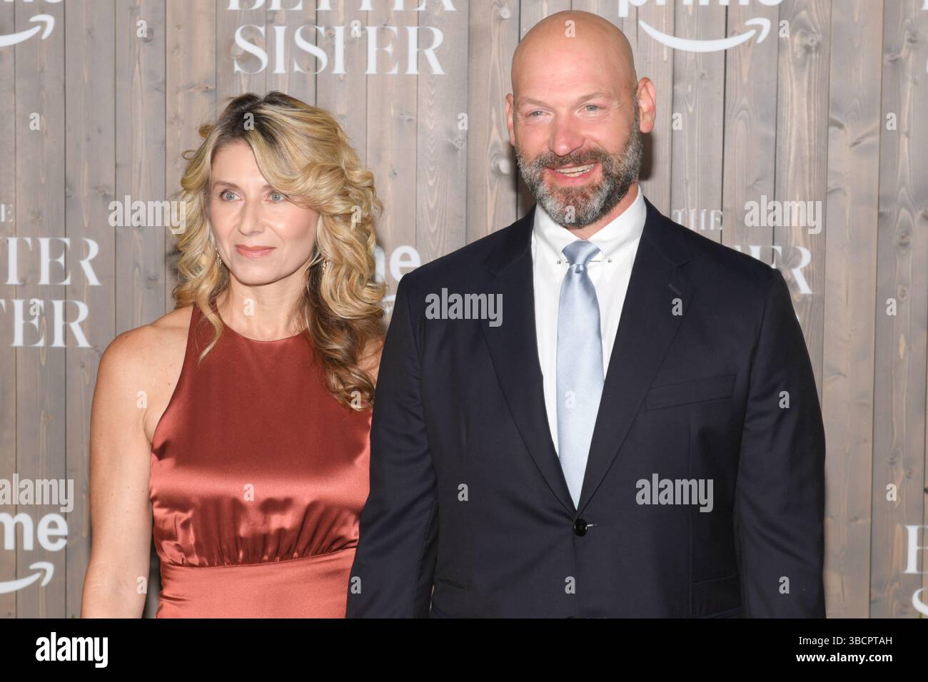New York, USA. 20th May, 2025. Nadia Bowers and Corey Stoll attend "The ...