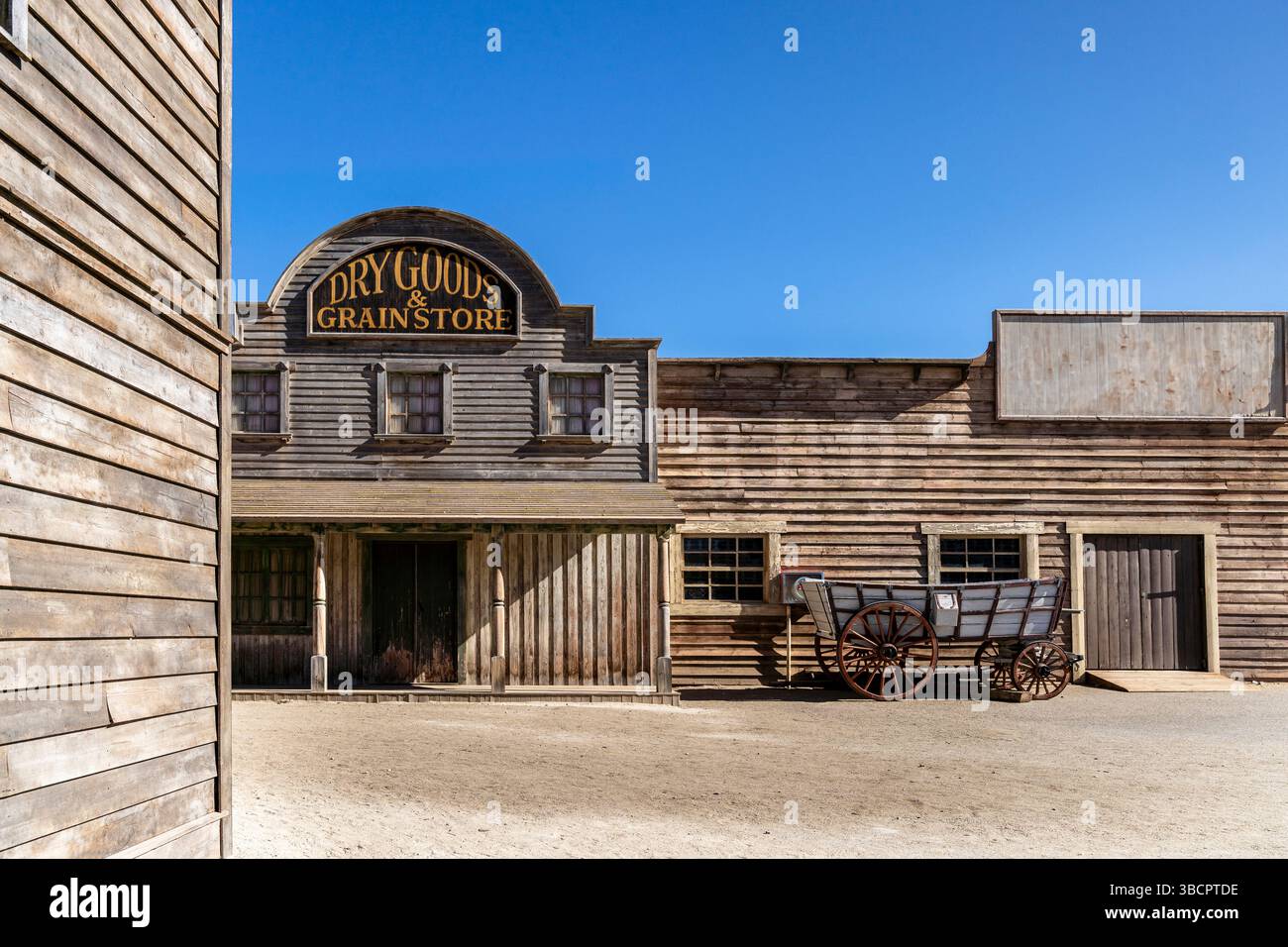 Grain Store in Mini Hollywood Theme Park, American Wild Western Style ...