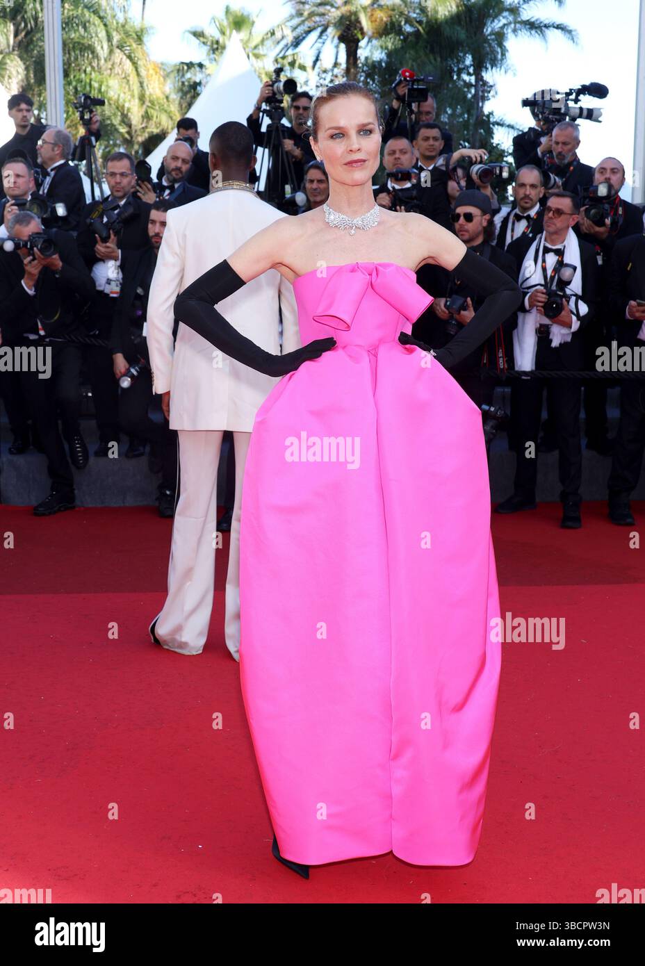 Eva Herzigova attends the "Vie Privée" (A Private Life) red carpet at ...