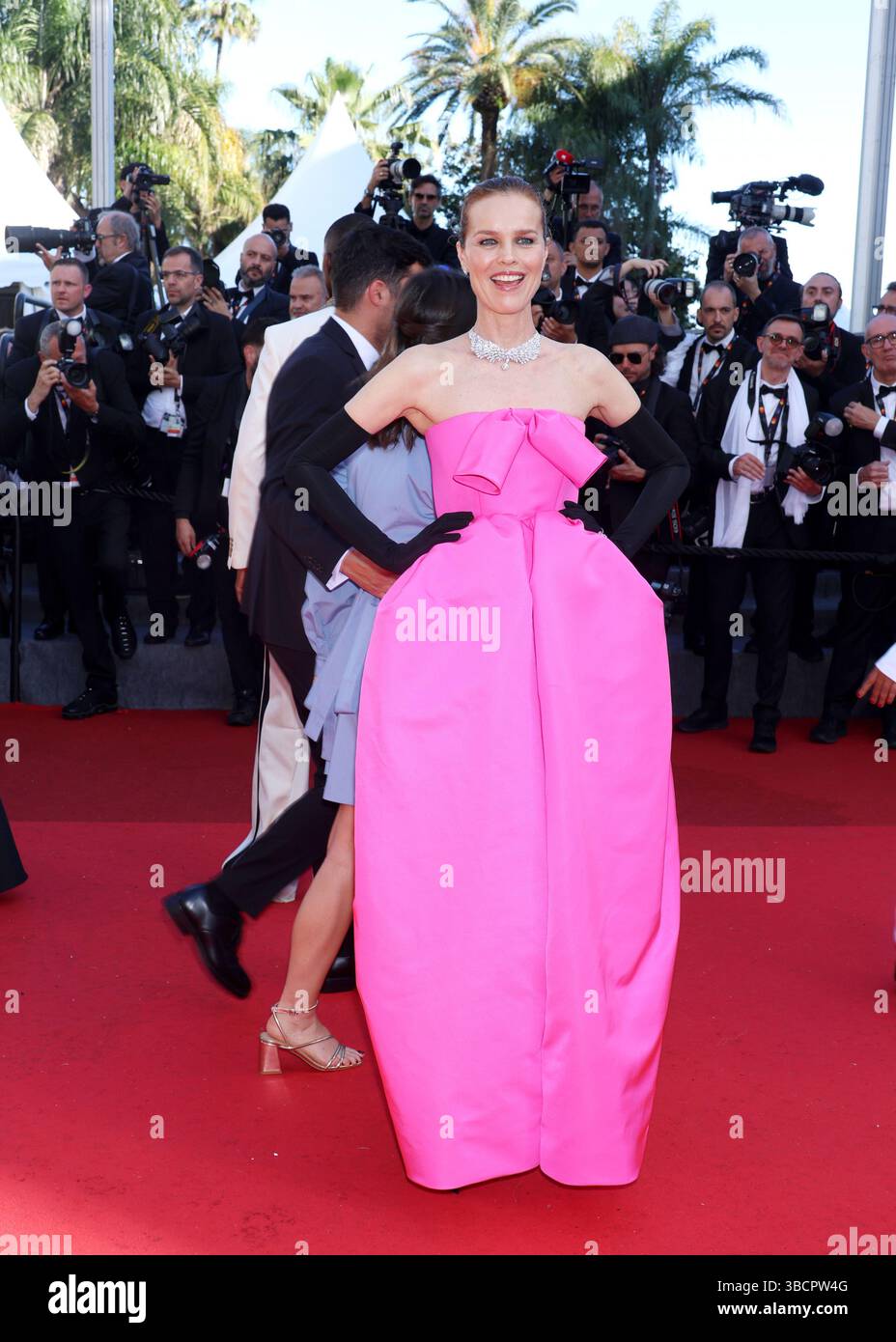 Eva Herzigova attends the "Vie Privée" (A Private Life) red carpet at ...
