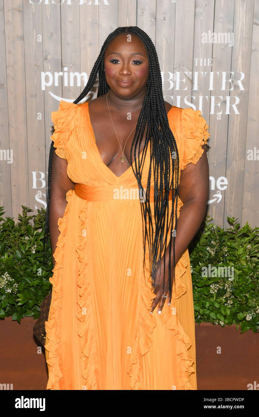 New York, USA. 20th May, 2025. Jocelyn Bioh attends "The Better Sister ...