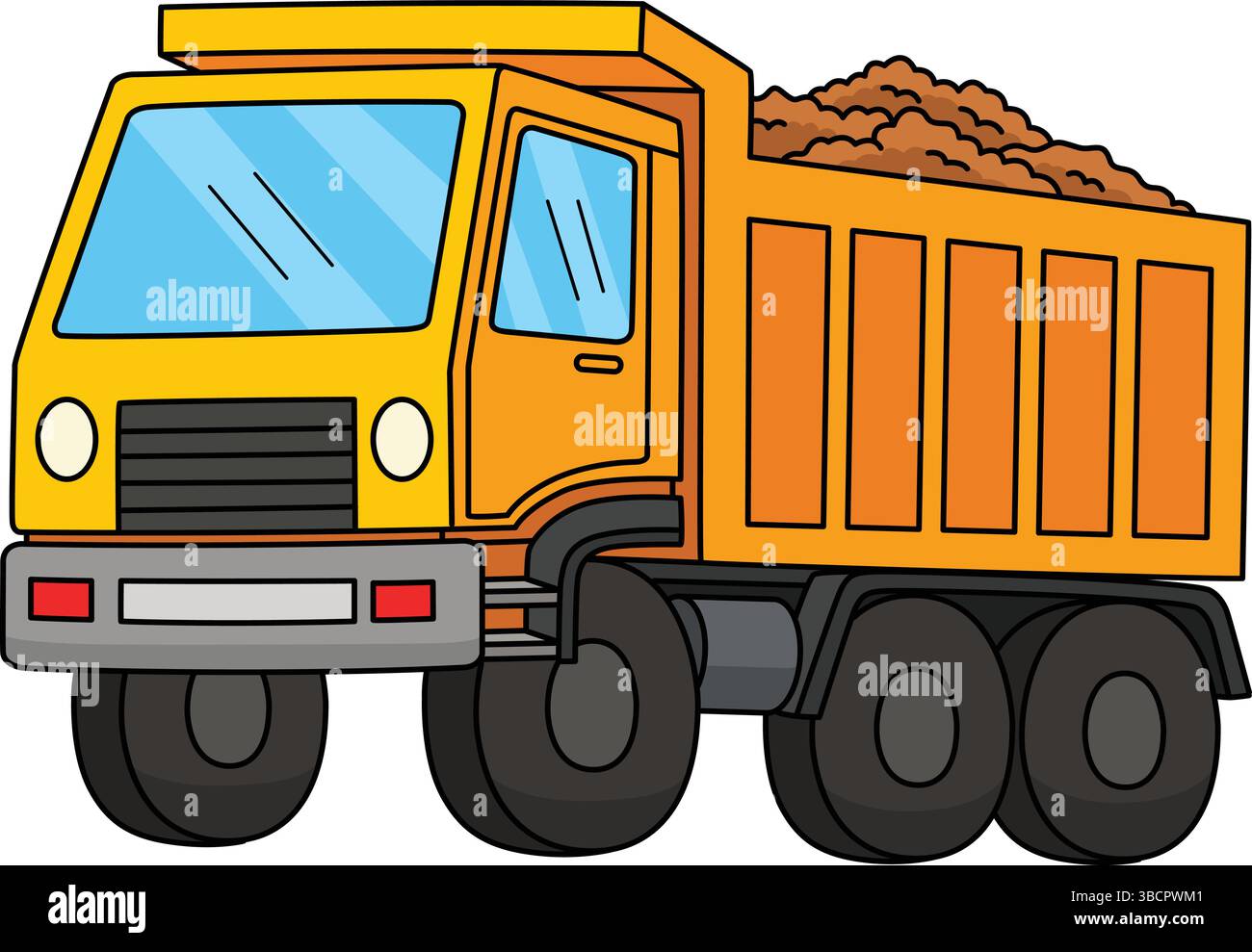 Cartoon cement truck clip art hi-res stock photography and images - Alamy