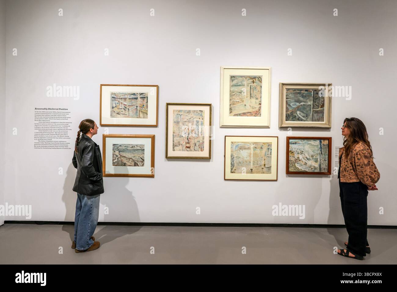 Eastbourne East Sussex 21 May 2025 David Jones paintings in a unique ...