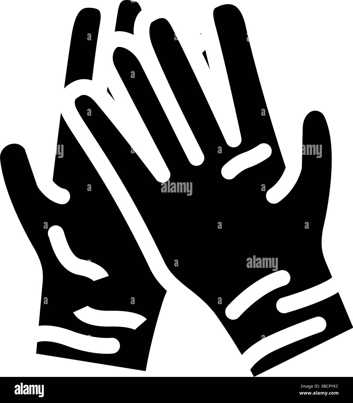 surgical gloves surgeon glyph icon vector. surgical gloves surgeon sign ...