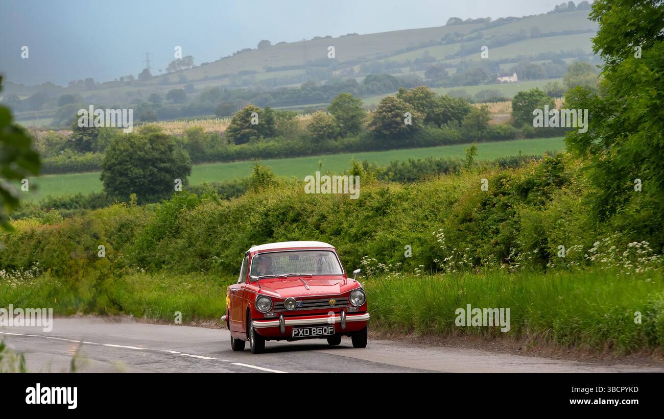 Upper Winchendon,Bucks,UK - May 18th 2025: 1968 red Triumph Herald ...