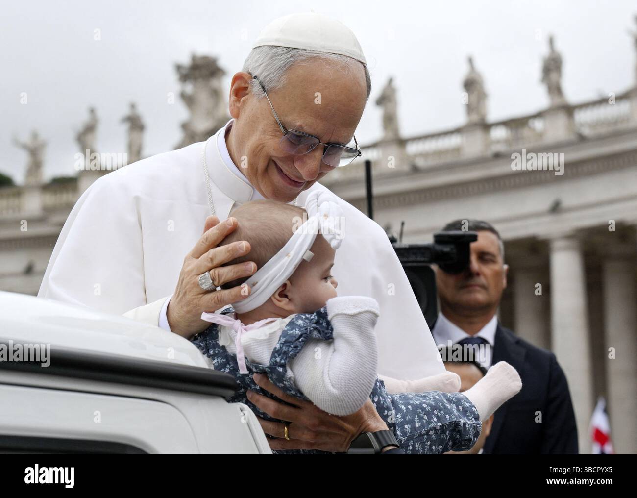 Pope Leo XIV attends his first weekly general audience in Saint Peter's ...