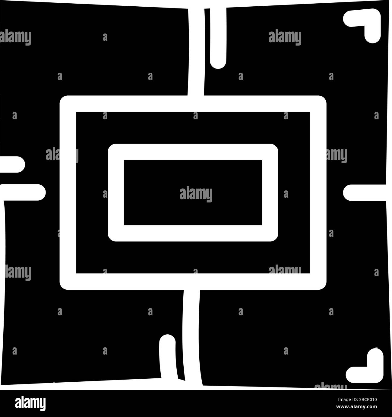 sterile drapes surgeon glyph icon vector illustration Stock Vector ...