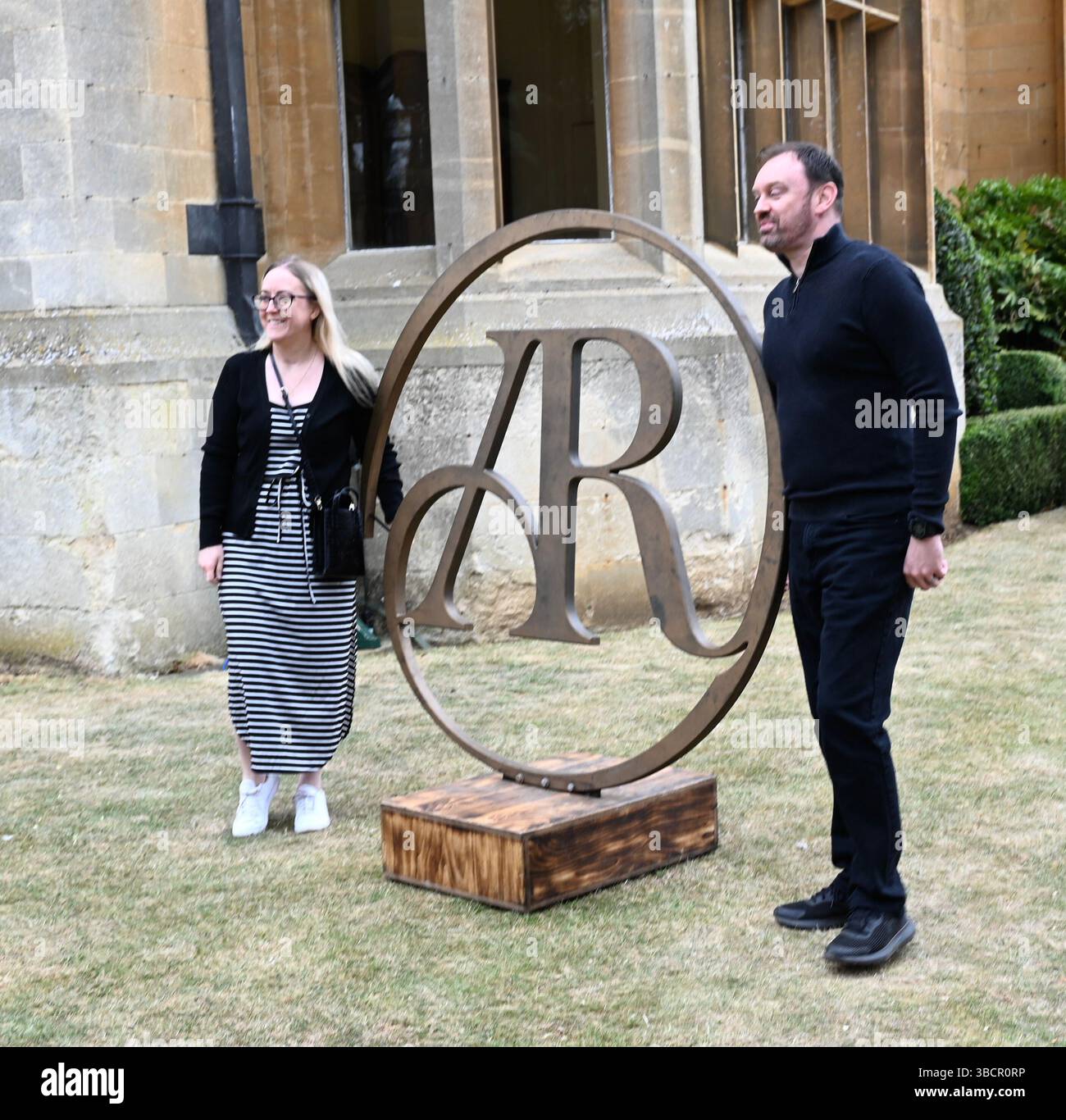The filming of BBC's The Antique Roadshow hosted by Fiona Bruce at ...