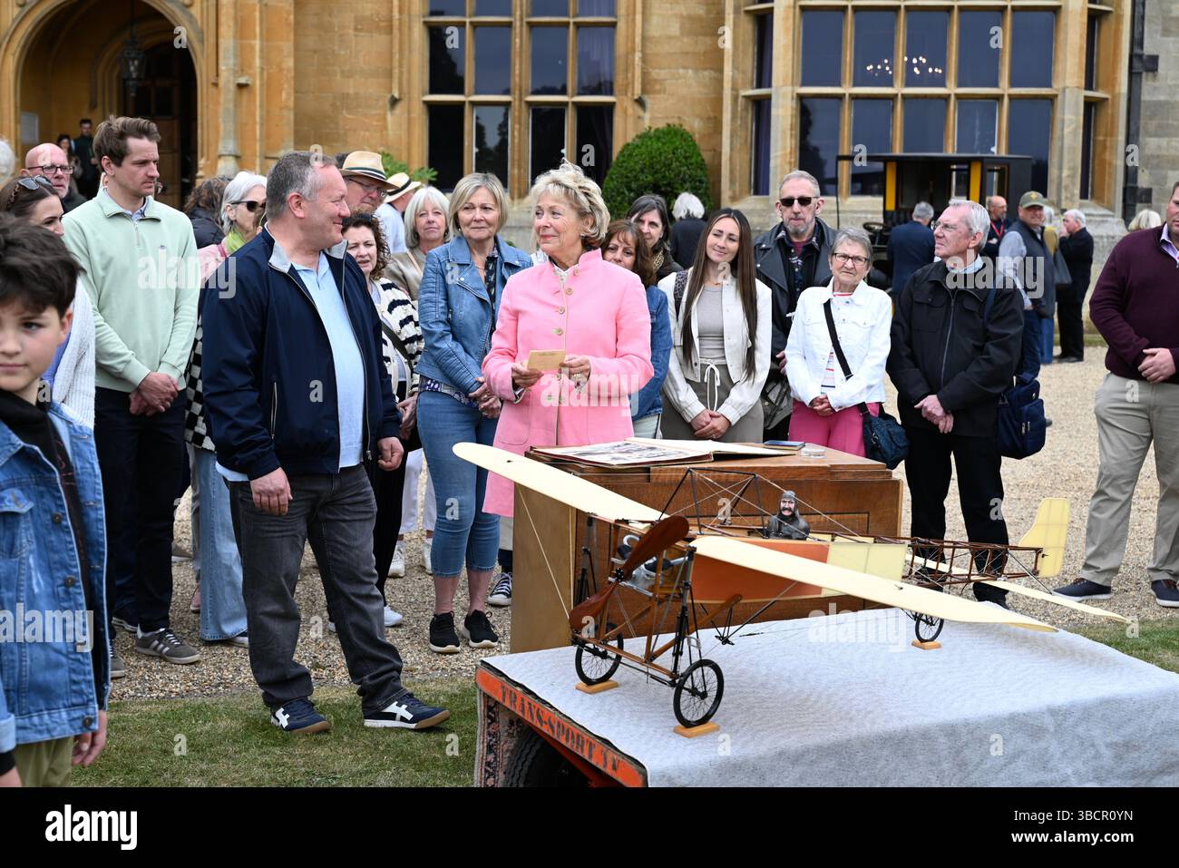 The filming of BBC's The Antique Roadshow hosted by Fiona Bruce at ...
