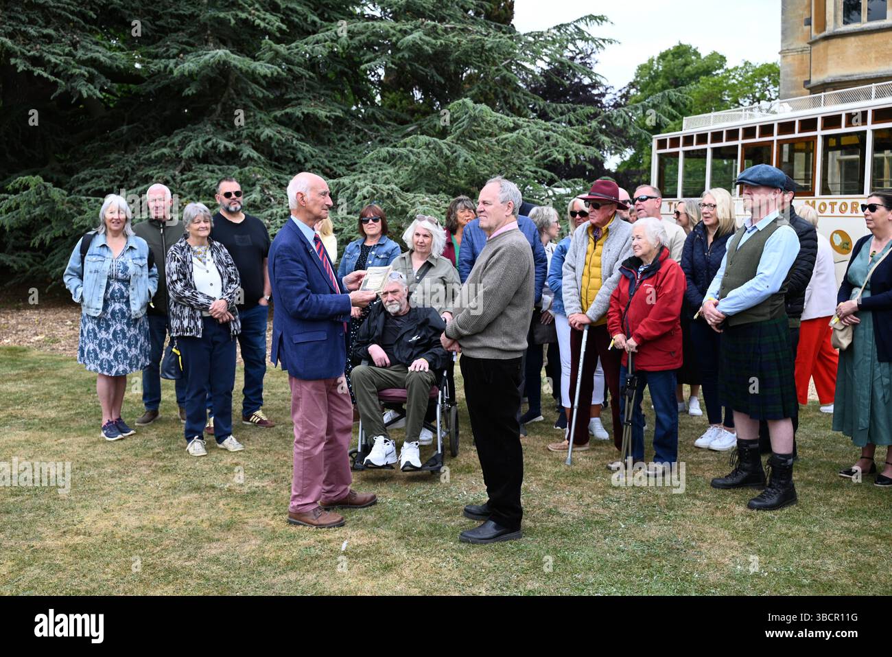 The filming of BBC's The Antique Roadshow hosted by Fiona Bruce at ...