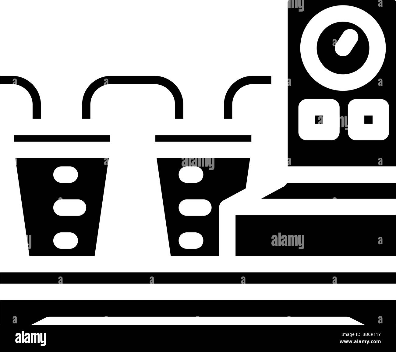 suction device surgeon glyph icon vector illustration Stock Vector ...