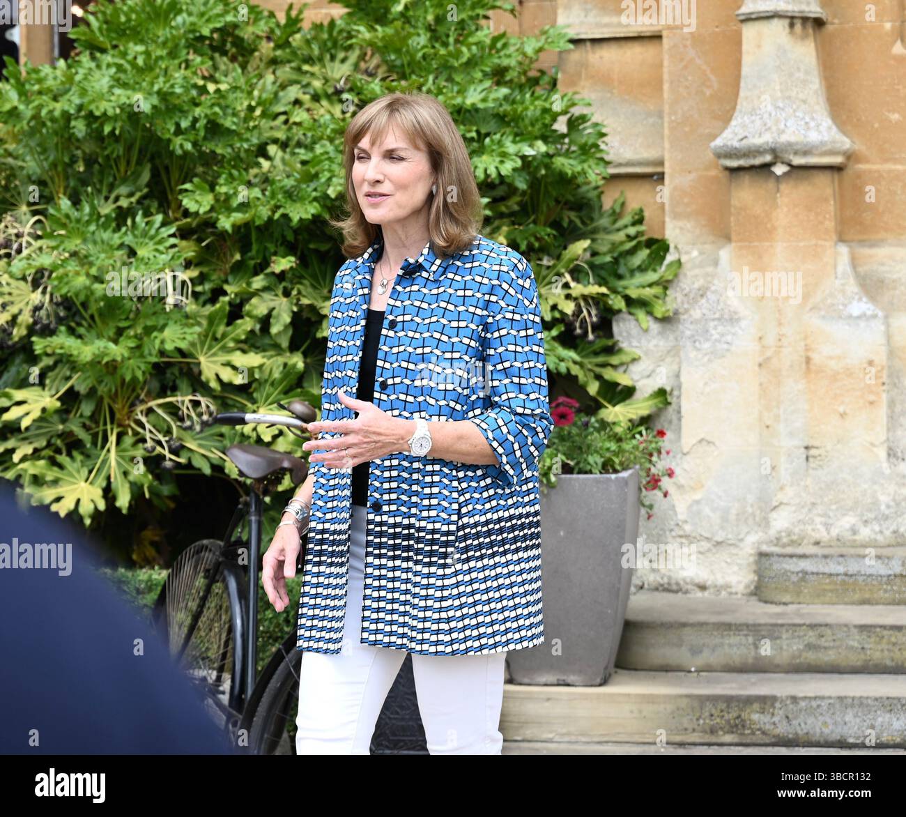 The filming of BBC's The Antique Roadshow hosted by Fiona Bruce at ...