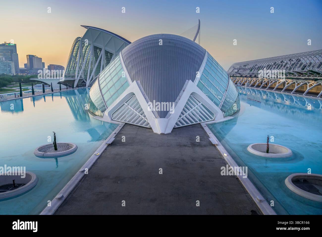 Futuristic Architectural Complex at City of Arts and Sciences in ...