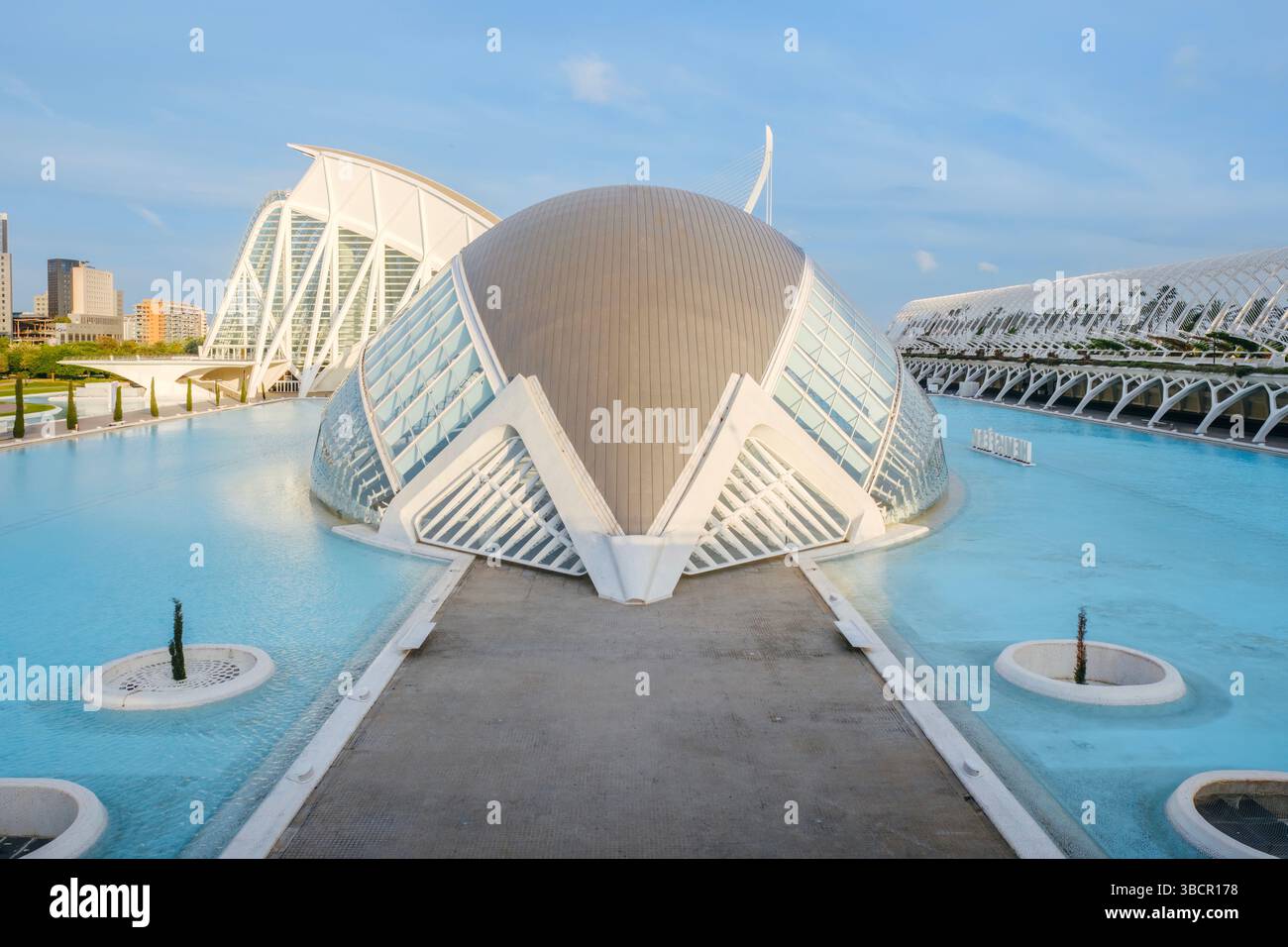 Dramatic Approach Walkway Leading to Hemisferic in Valencia's ...