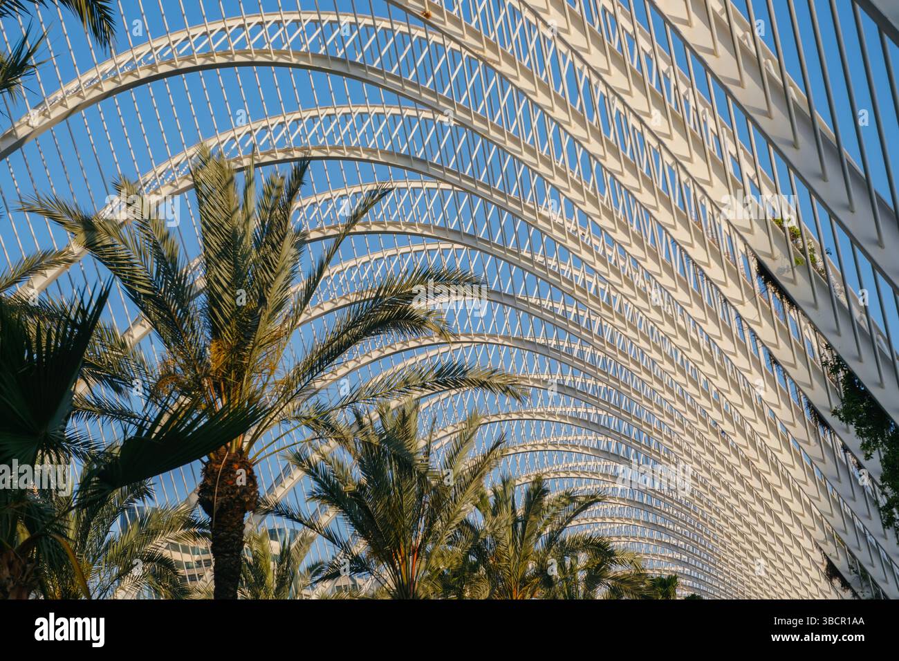 Umbracle, located within the City of Arts and Sciences in Valencia ...