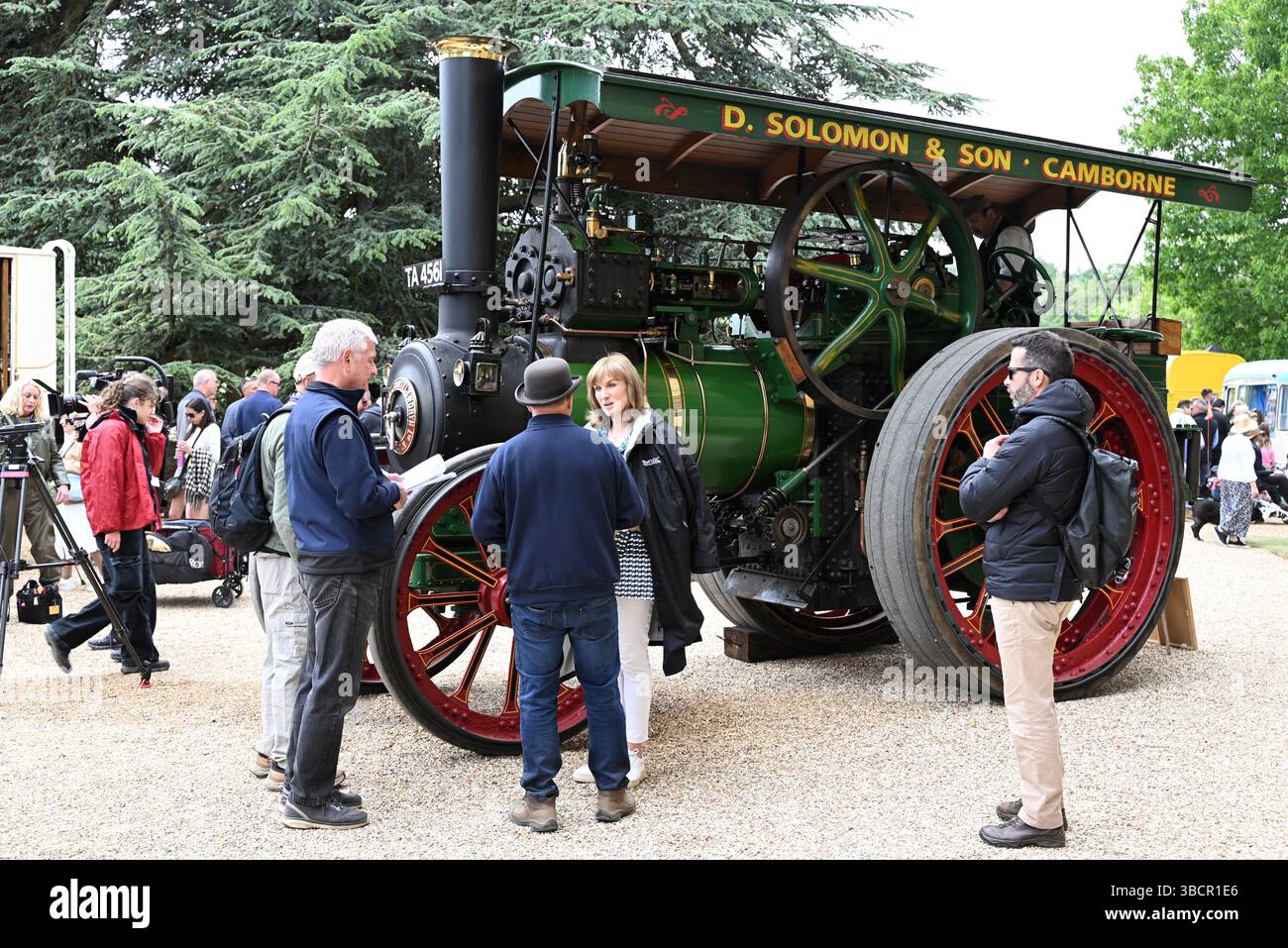 The filming of BBC's The Antique Roadshow hosted by Fiona Bruce at ...