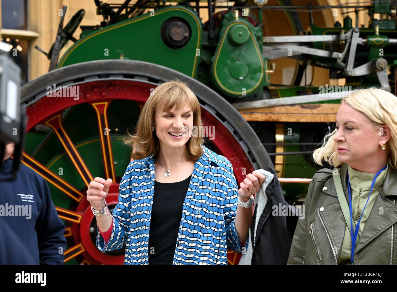 The filming of BBC's The Antique Roadshow hosted by Fiona Bruce at ...