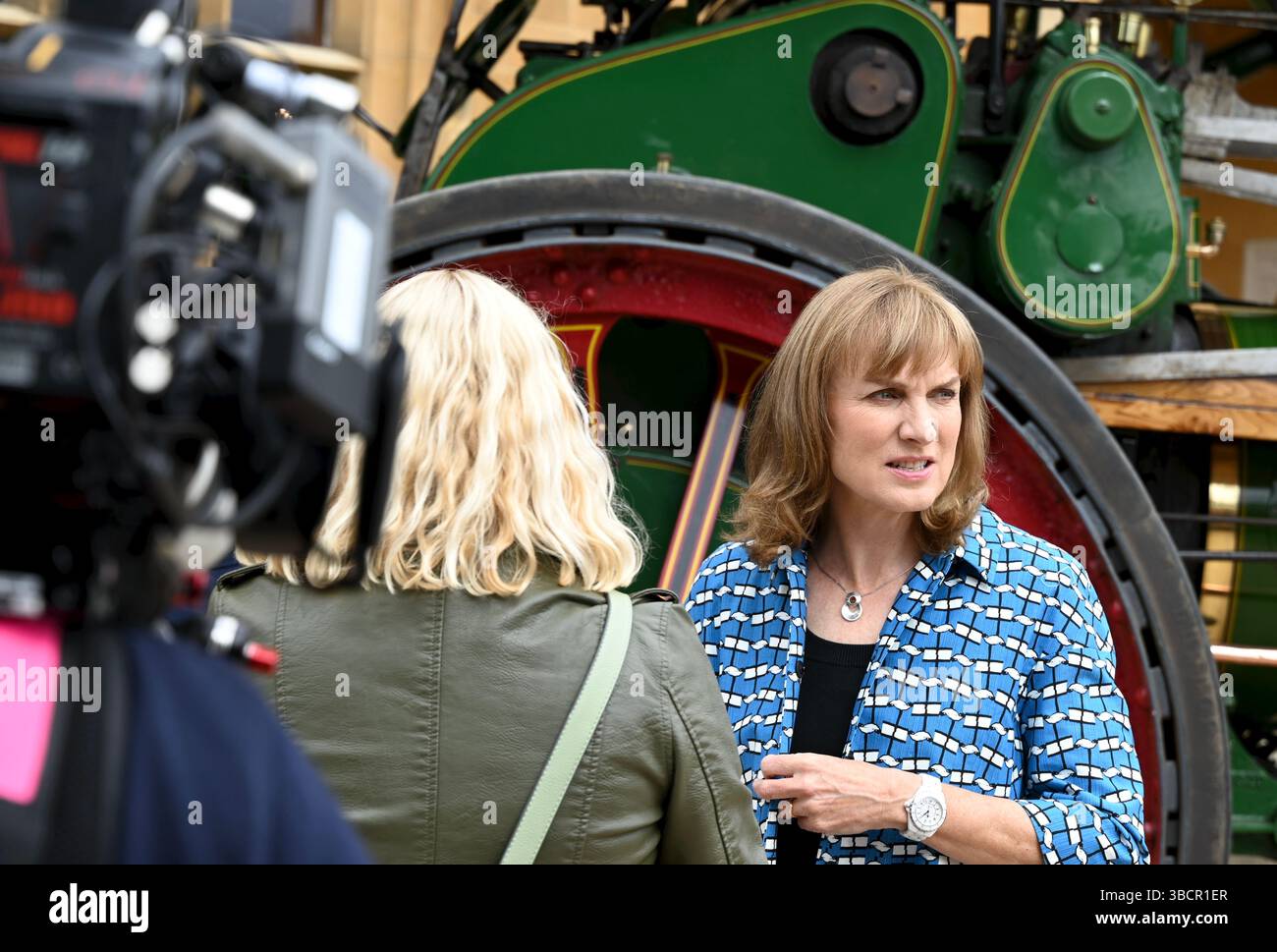 The filming of BBC's The Antique Roadshow hosted by Fiona Bruce at ...