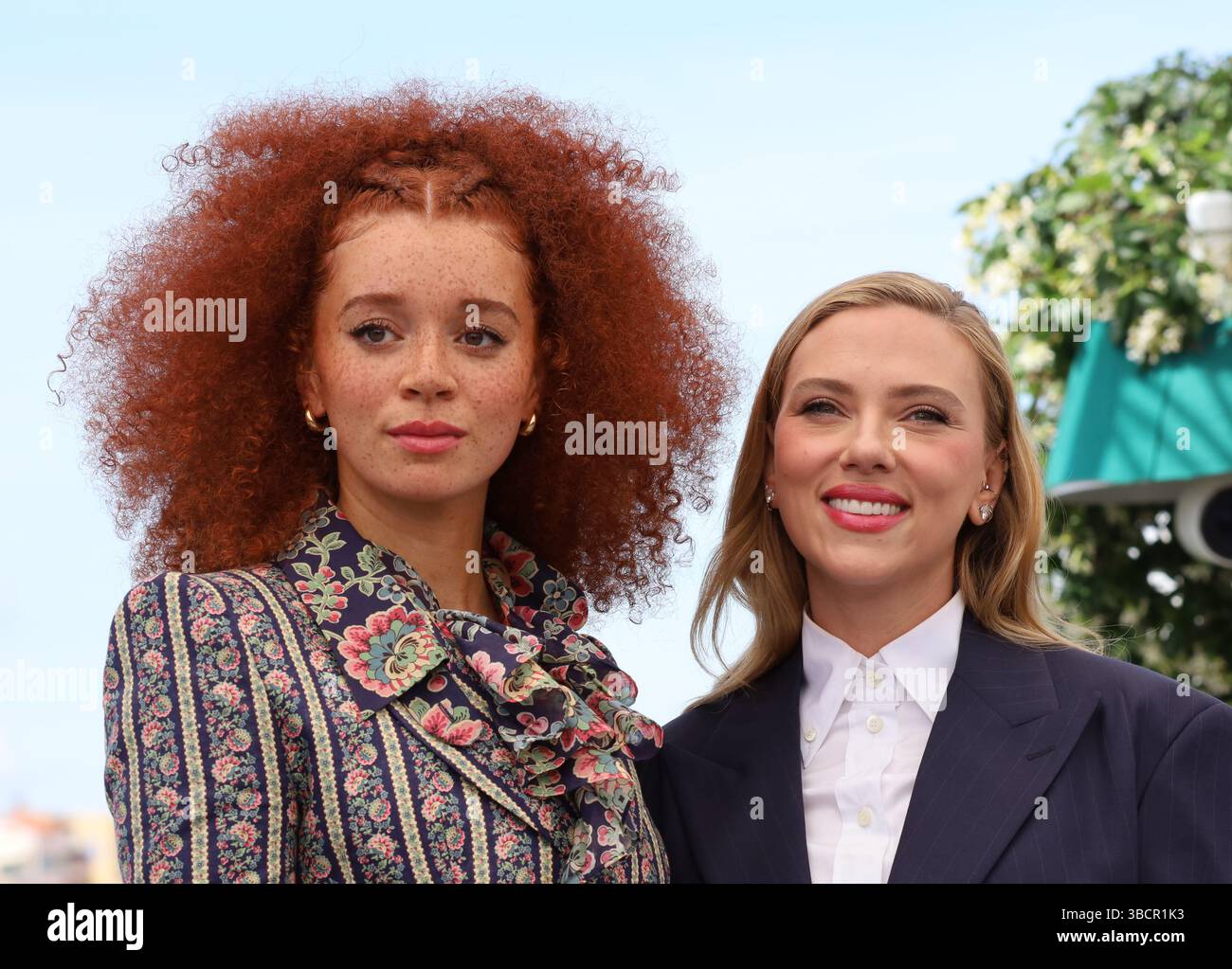 Cannes, France. 21st May, 2025. Erin Kellyman and Scarlett Johansson at ...