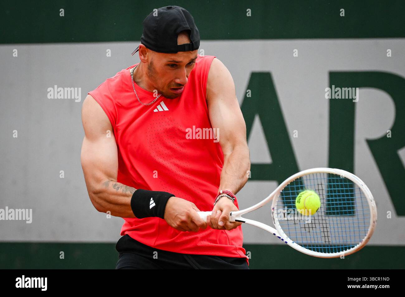 Kyrian JACQUET of France during the third qualifying day of the Roland ...
