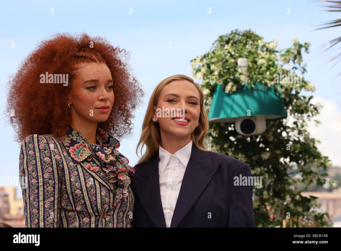 Cannes, France. 21st May, 2025. Erin Kellyman and Scarlett Johansson at ...