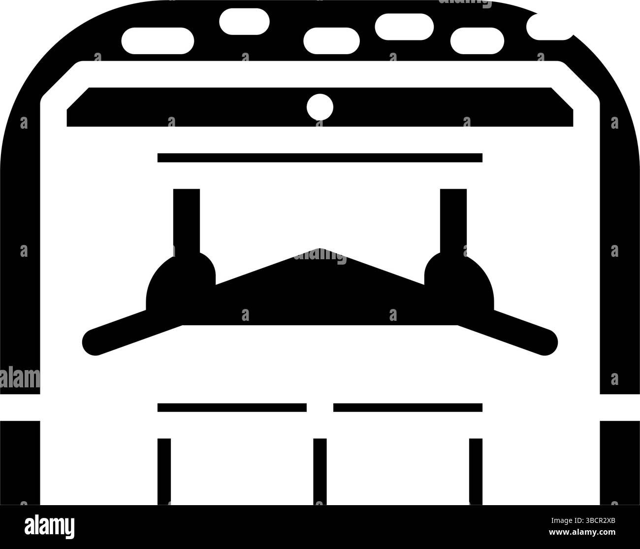 timber framing workshop wood frame glyph icon vector illustration Stock ...