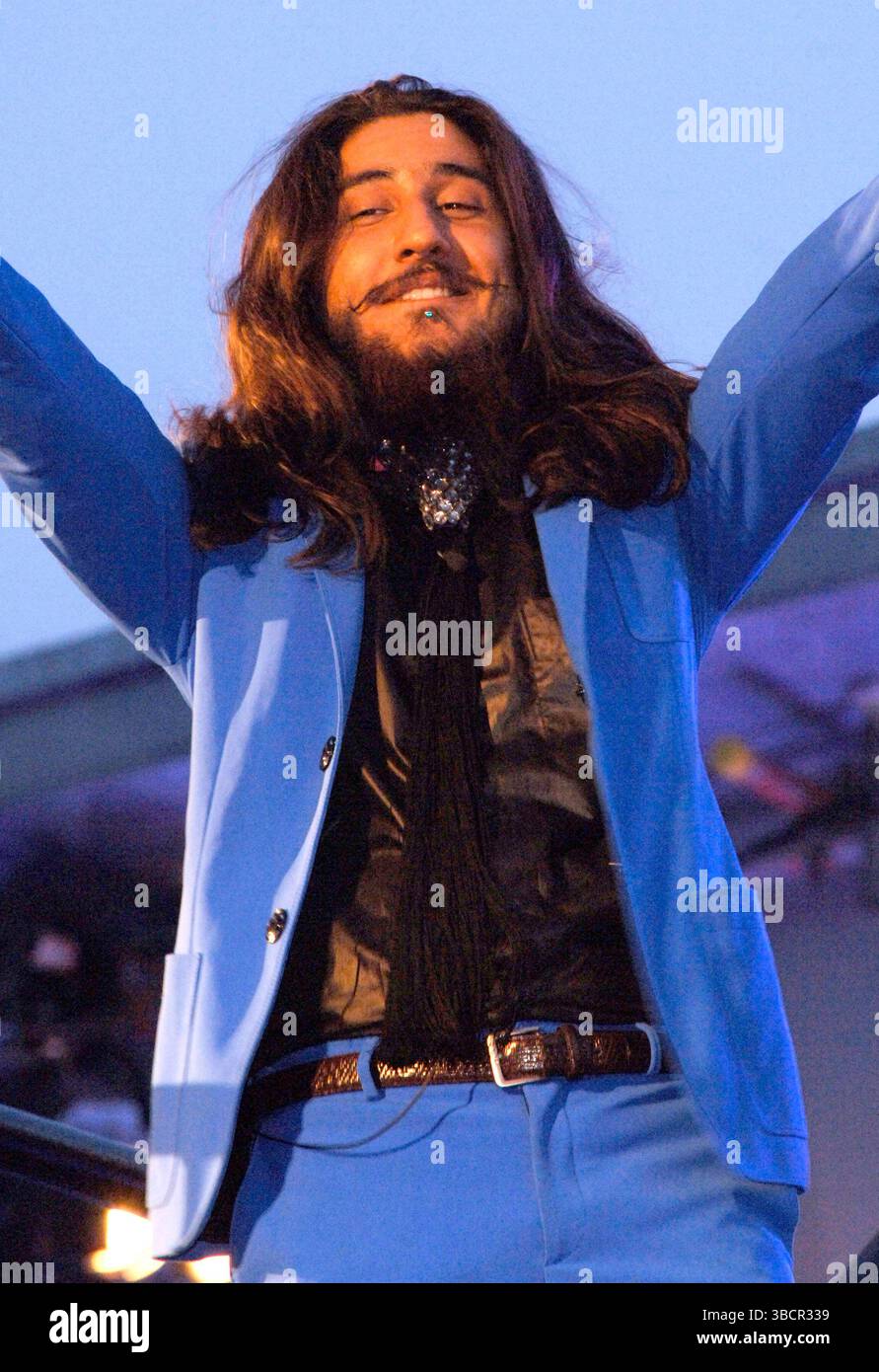 Siavash entering the Big Brother house on the first night of Big ...