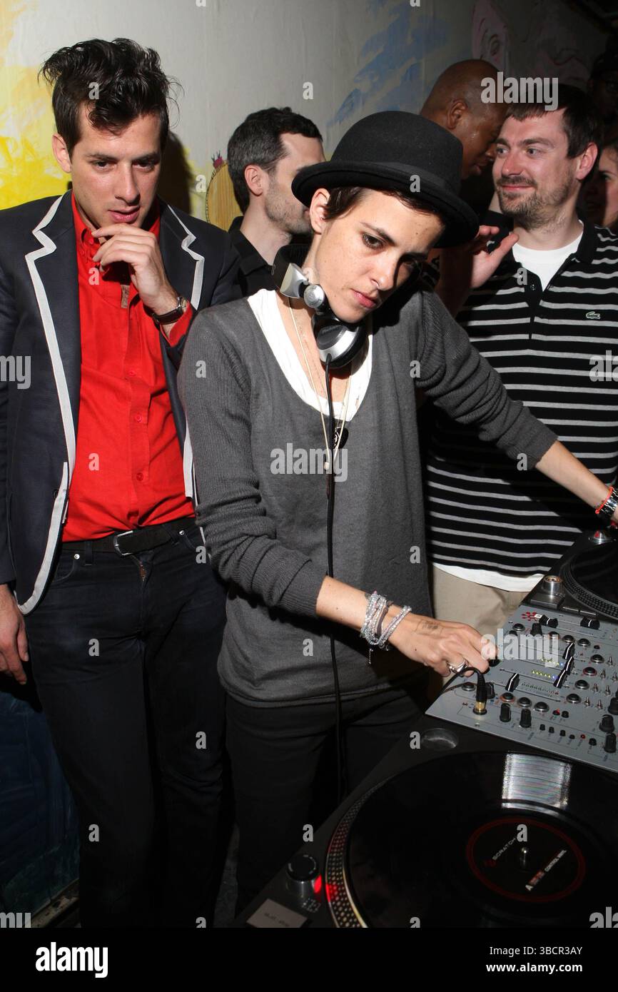 Mark and Samantha Ronson at 'YoYo' held at Notting Hill Arts Club in ...