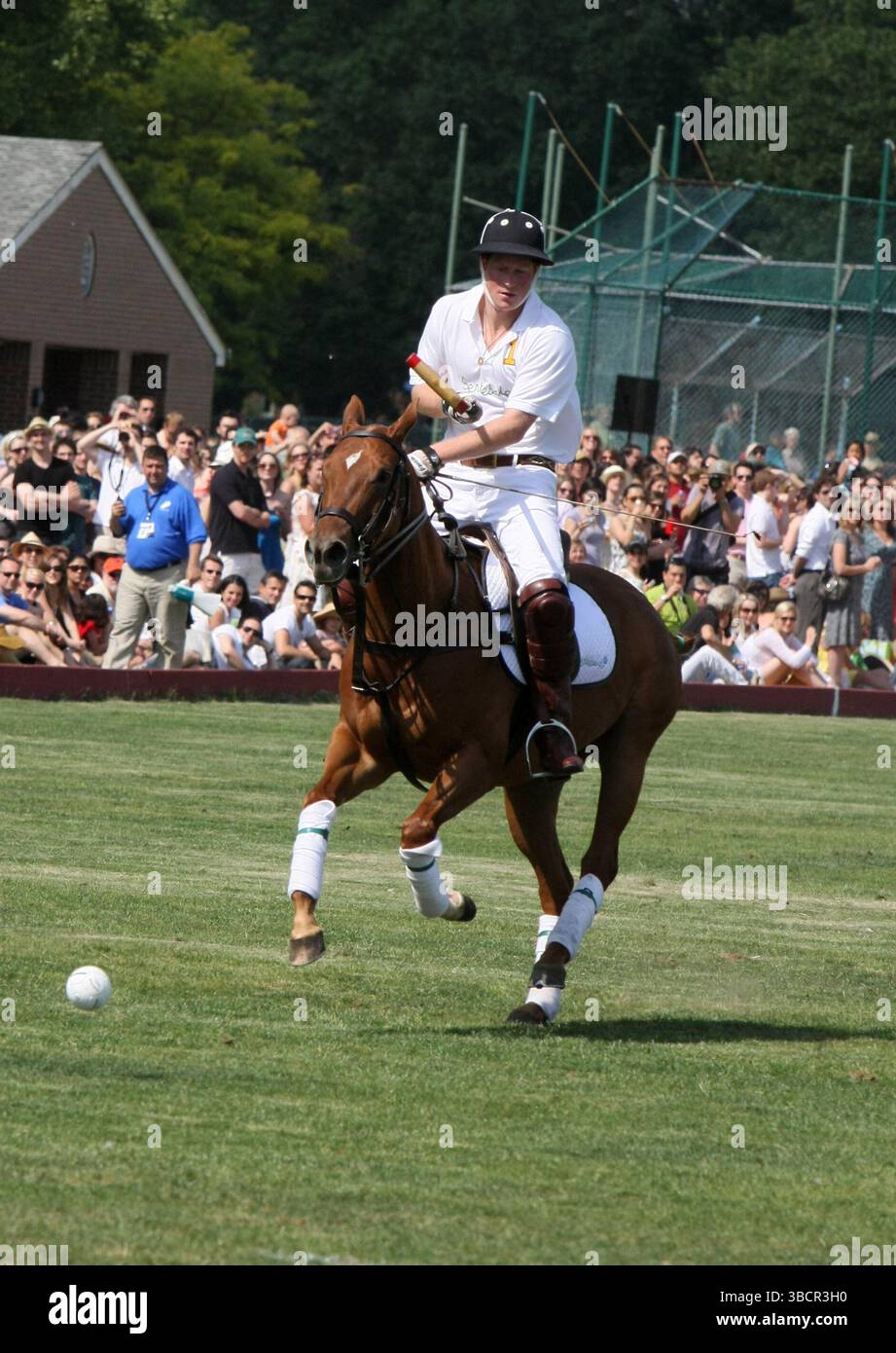 Prince Harry at the Veuve Clicquot Manhattan Polo Classic in New York ...