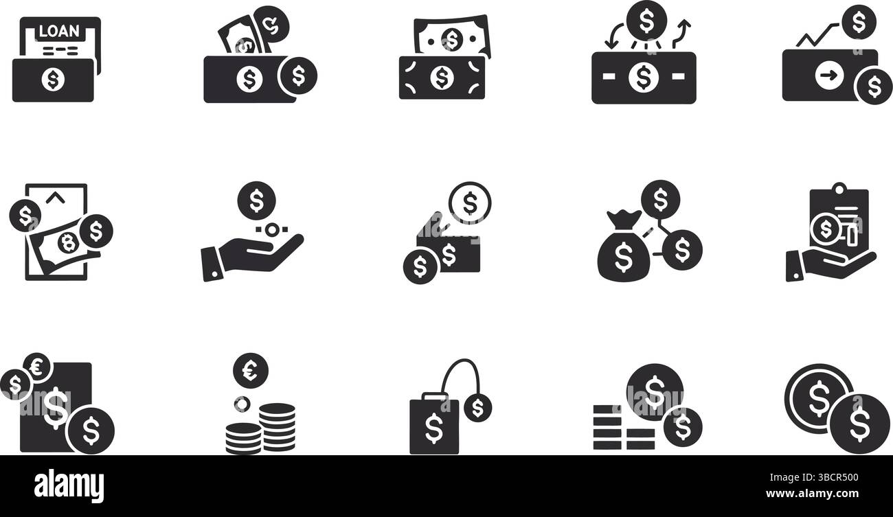 Financial pictograms hi-res stock photography and images - Alamy