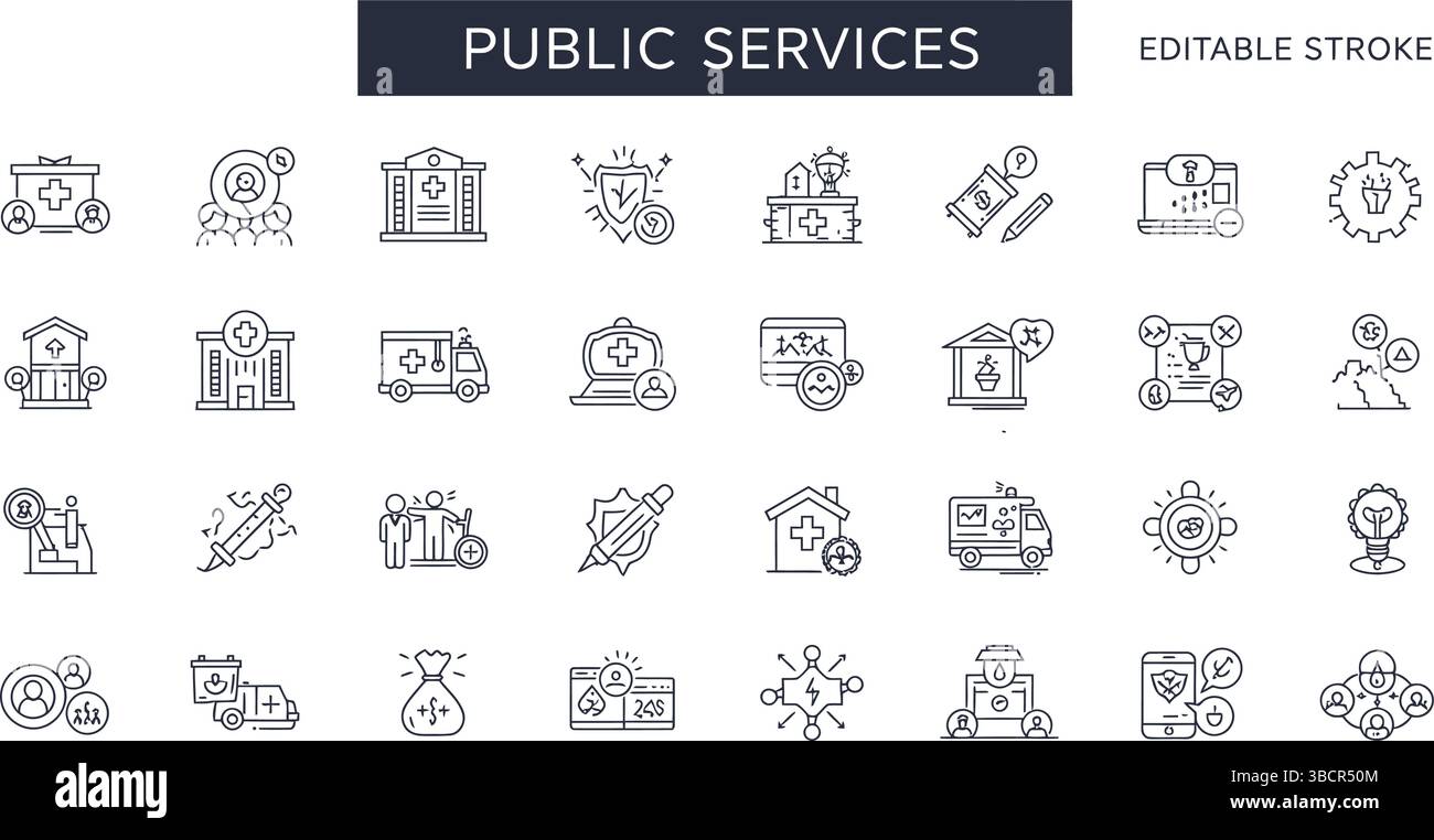 Public service illustrations hi-res stock photography and images - Alamy