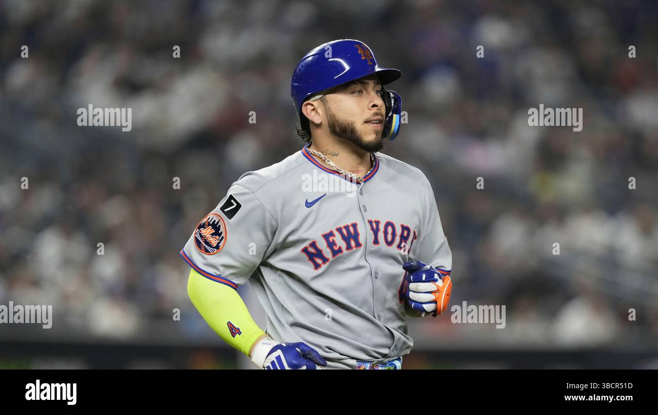 New York Mets' Francisco Alvarez during the fourth inning of a baseball ...